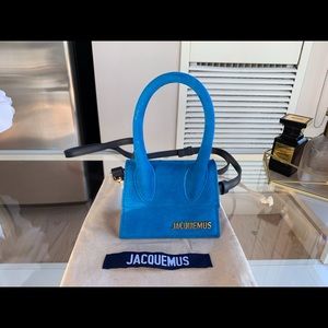 Jacquemus | Bags | Jacquemus Mini In Blue Suede | Poshmark
